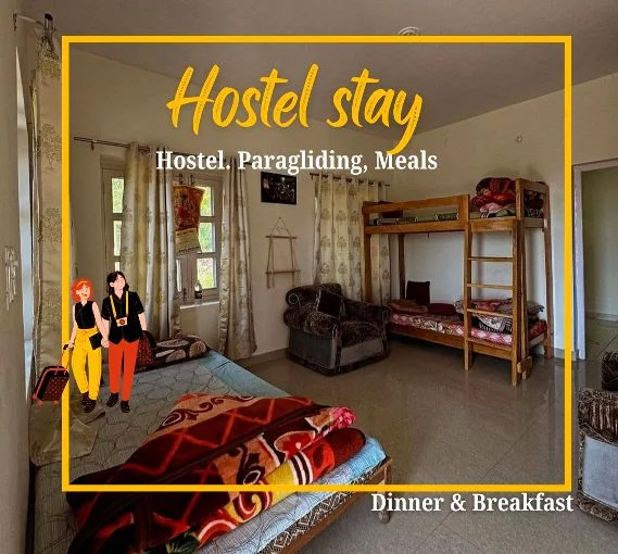 Hostel stay in Bir Billing with paragliding Camping experience